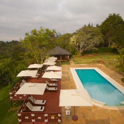 Aberdare Country Club i Aberderes Nationalpark Kenya